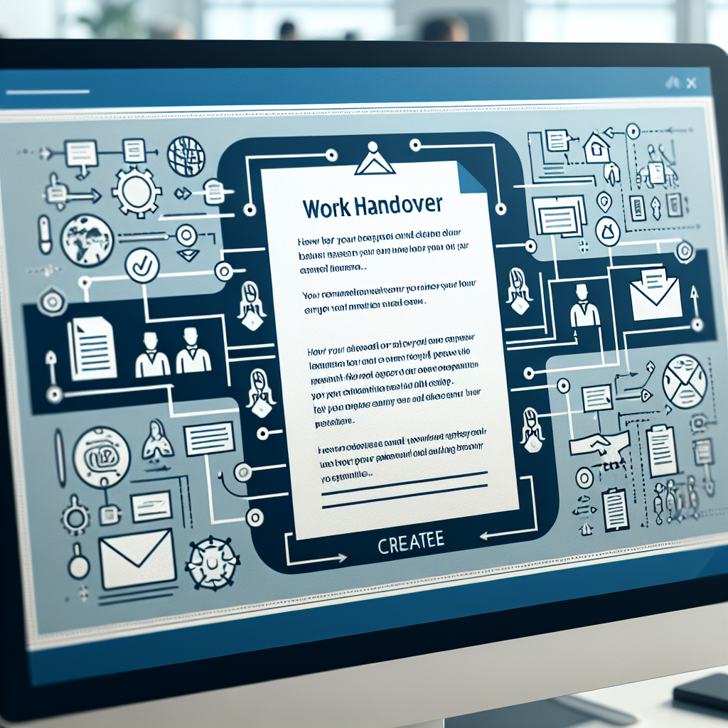 Best Work Handover Email To Colleagues During Vacation Template | Vondy