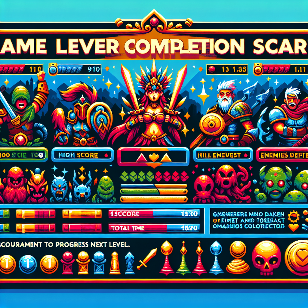 Best Game Level Complete Screen Generator | Vondy