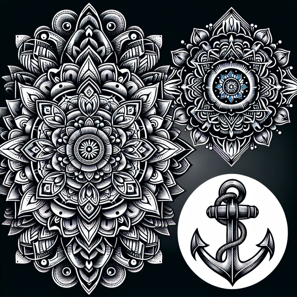Best Mandala Anchor Tattoo Generator | Vondy