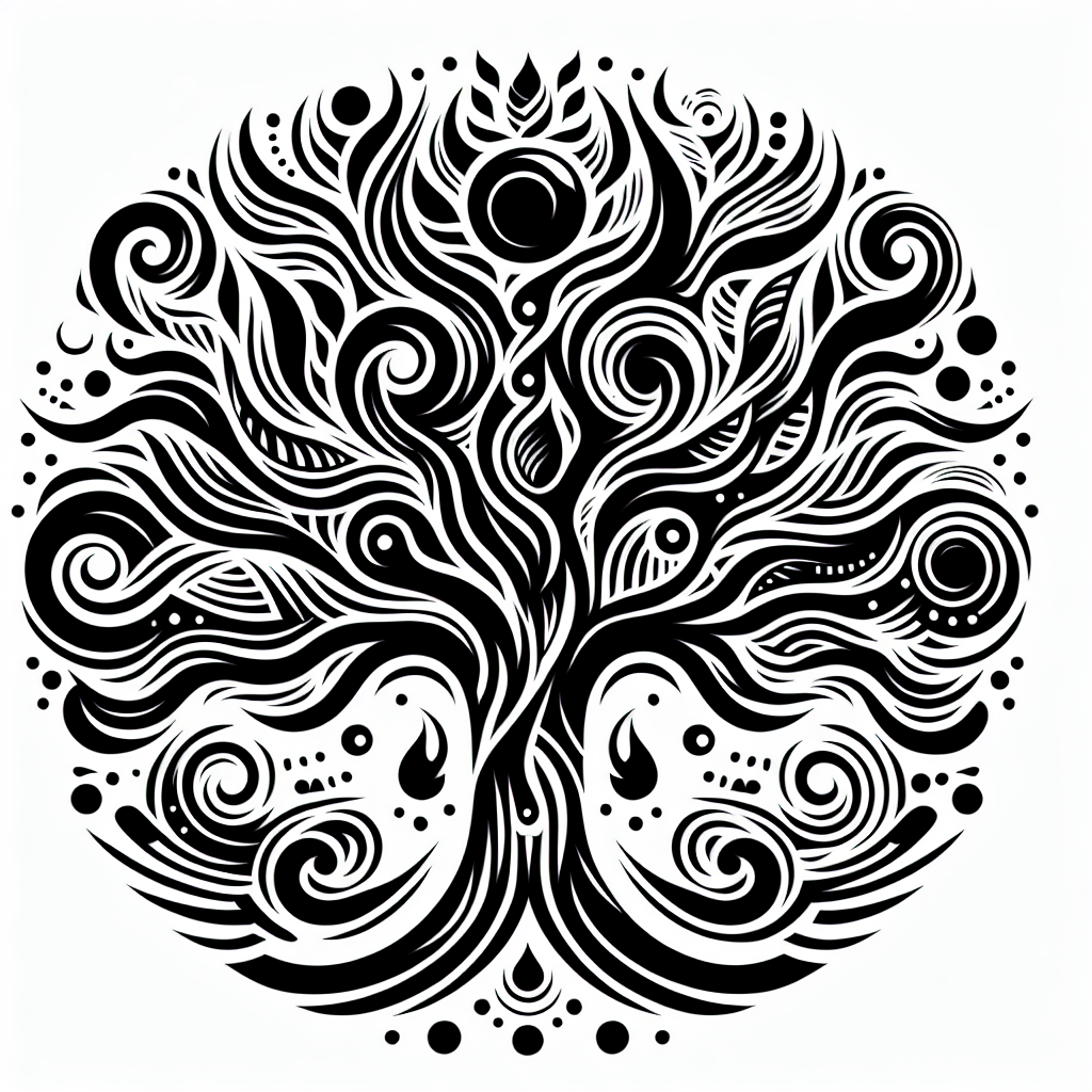 Best Abstract Tree Tattoo Generator | Vondy