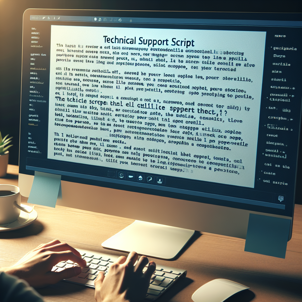 Best Technical Support Script Generator Vondy 