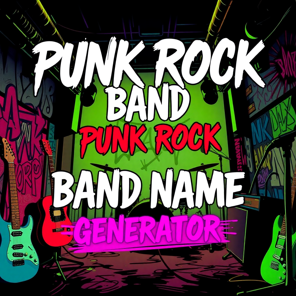 Best Punk Rock Band Name Generator | Vondy