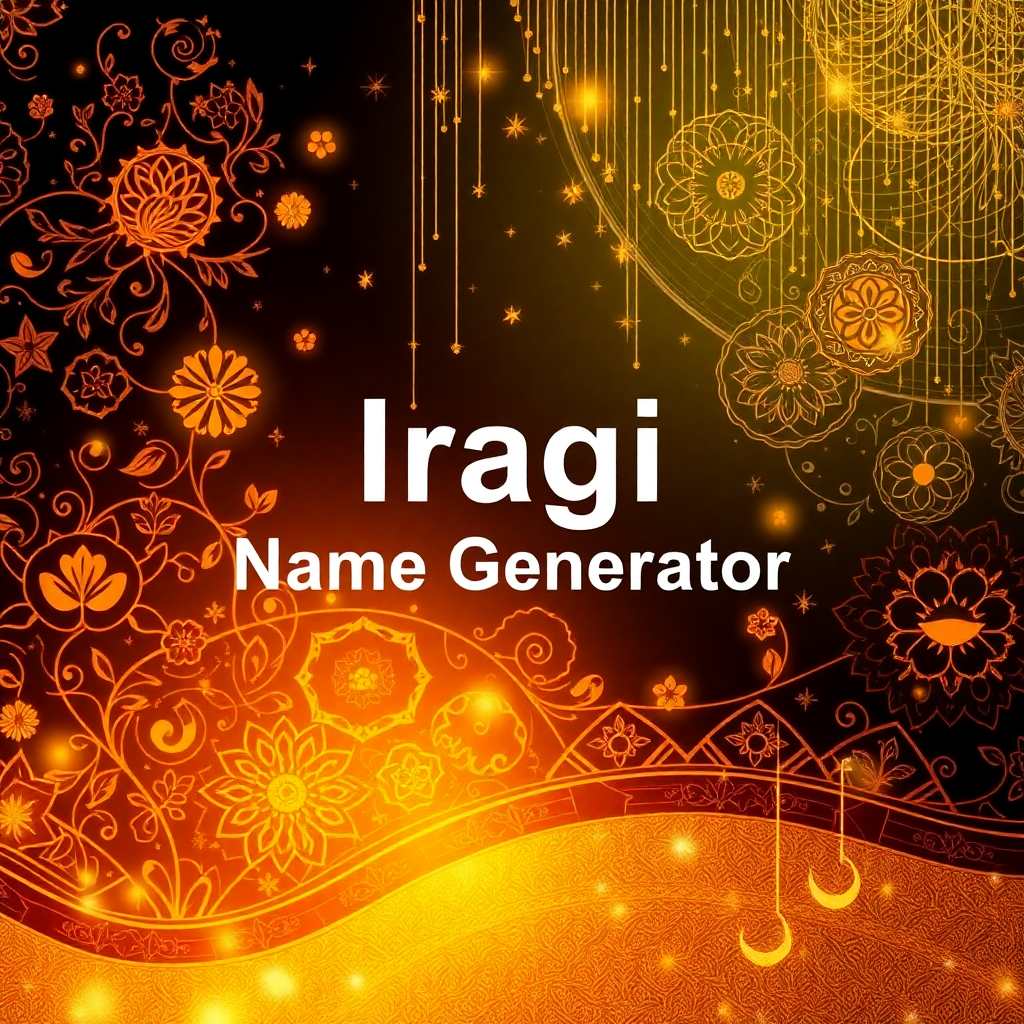 Best Iraqi Name Generator | Vondy