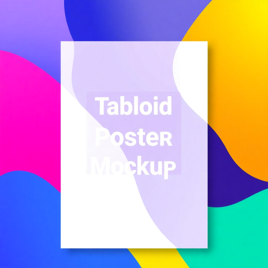 Best Tabloid Poster Mockup | Vondy