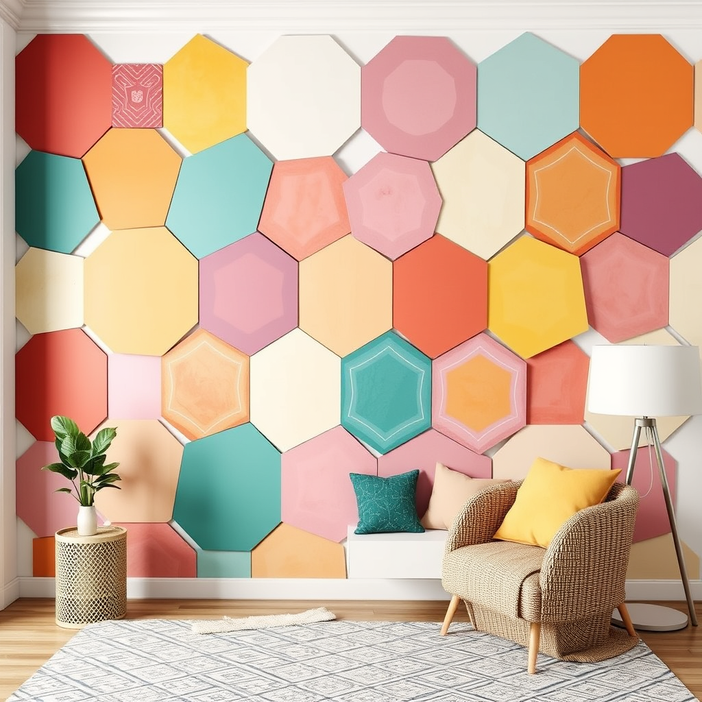 Best Hexagon Wall Painting Ideas | Vondy