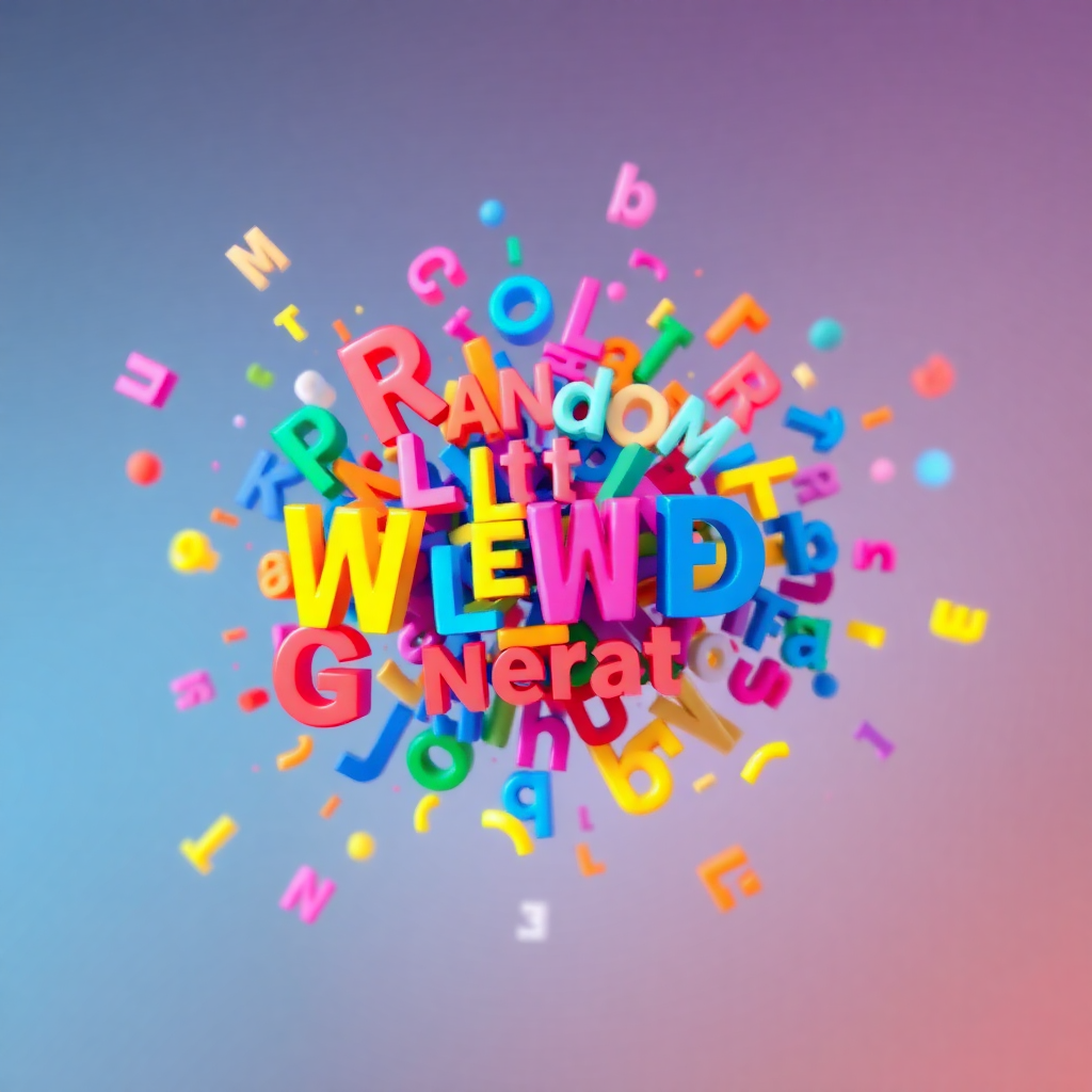 Best Random Letter Word Generator | Vondy