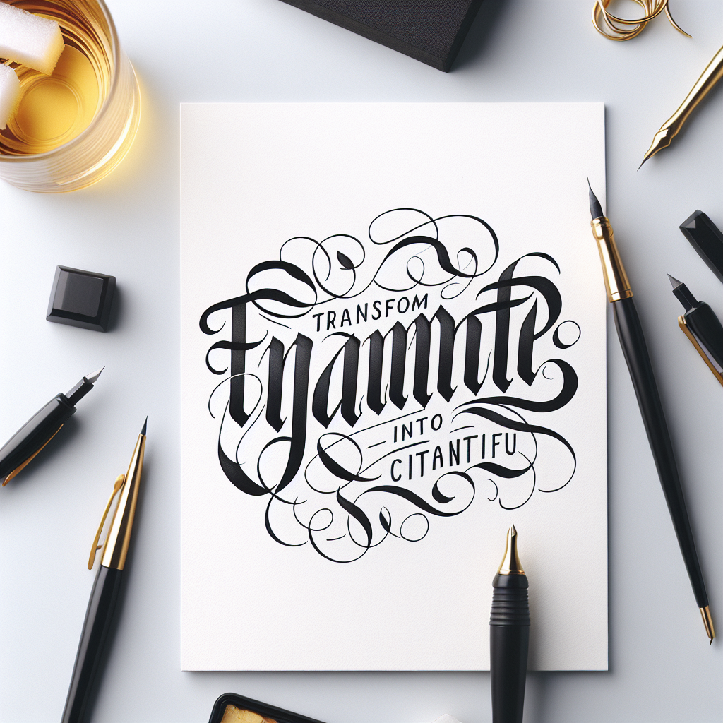 Best Calligraphy Generator | Vondy