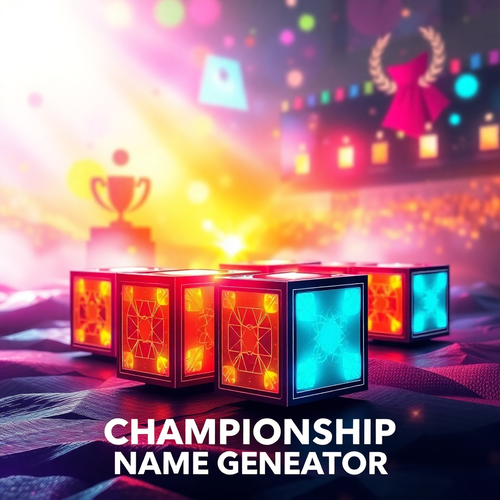 Best Championship Name Generator | Vondy