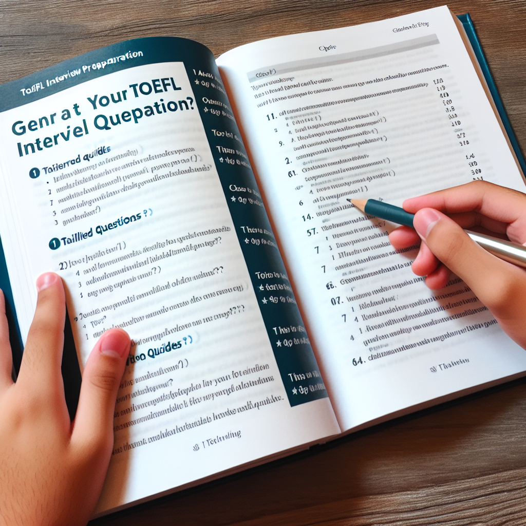 Best Toefl Interview Question Generator | Vondy