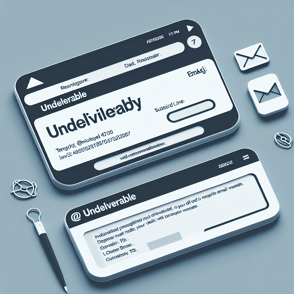 Best Fake Undeliverable Email Message Template | Vondy