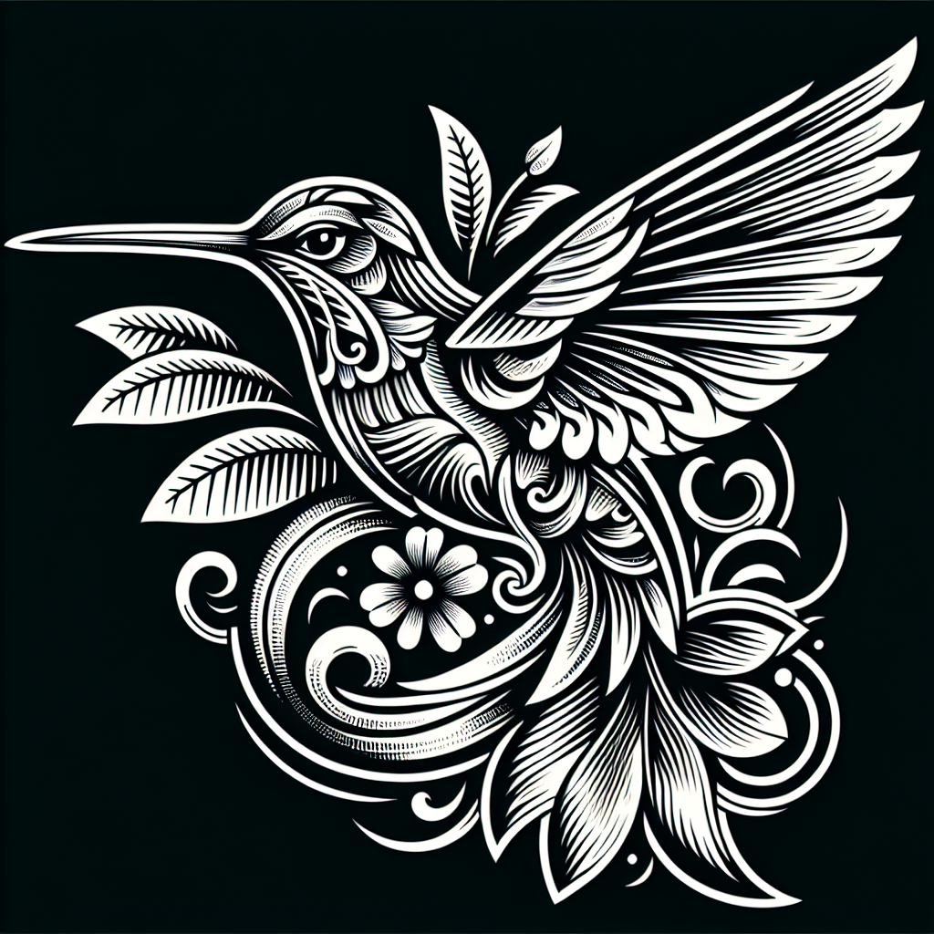 Best American Traditional Hummingbird Tattoo Generator | Vondy