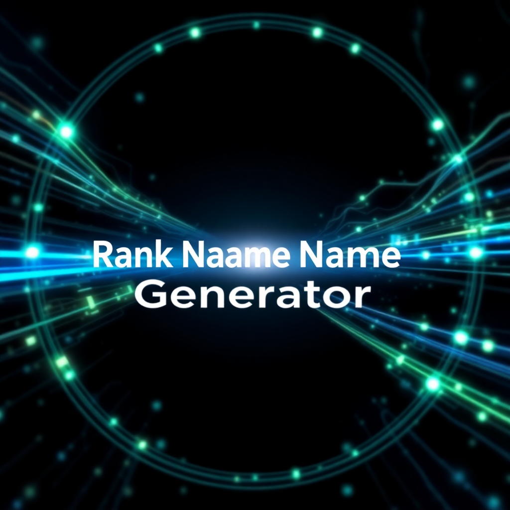 Best Rank Name Generator | Vondy