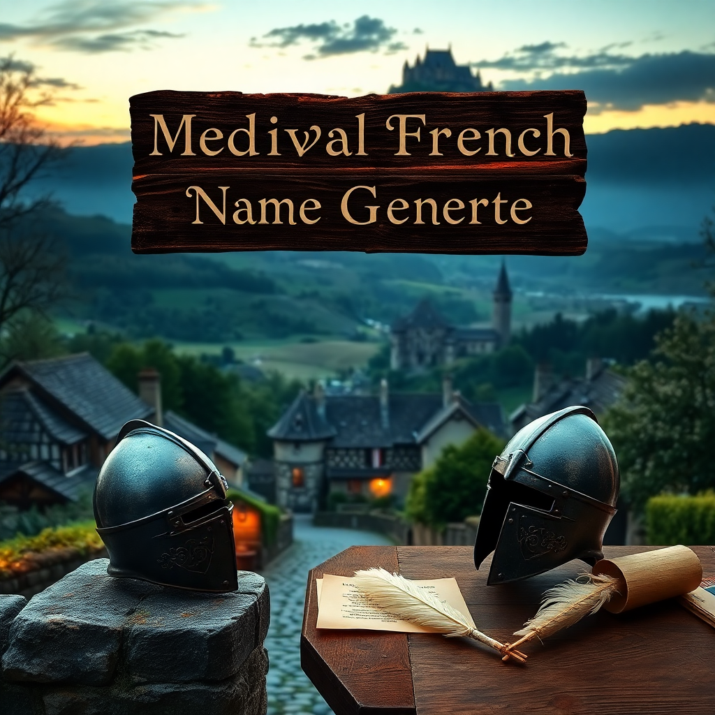 Best Medieval French Name Generator | Vondy