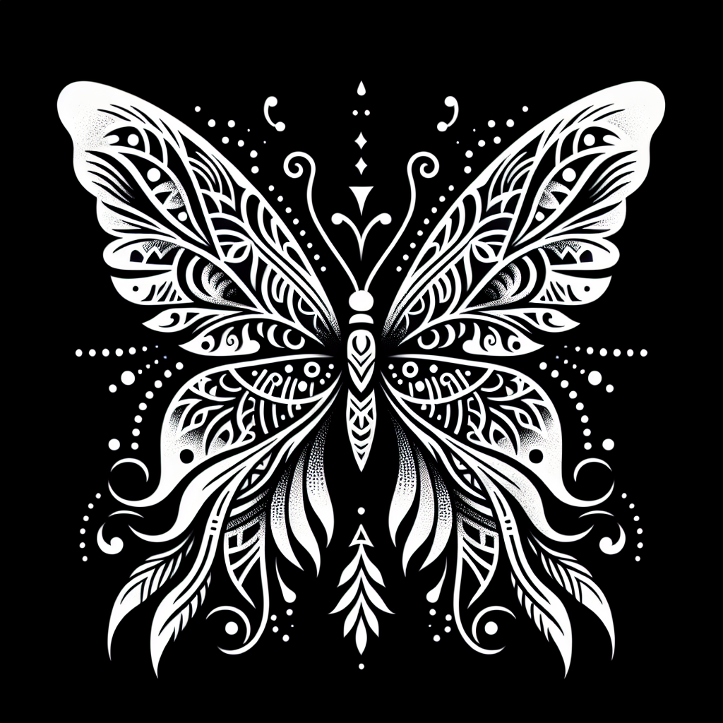 Best White Ink Butterfly Tattoo Generator | Vondy