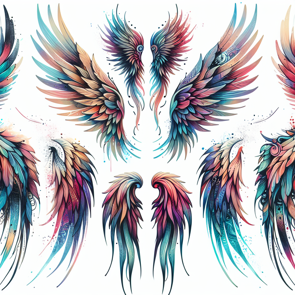 Best Watercolor Angel Tattoo Generator | Vondy