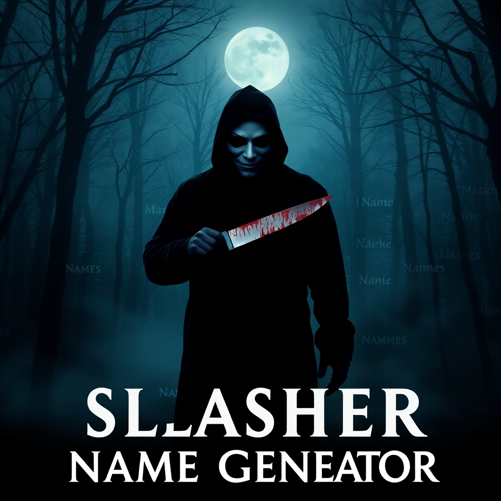 Best Slasher Name Generator | Vondy
