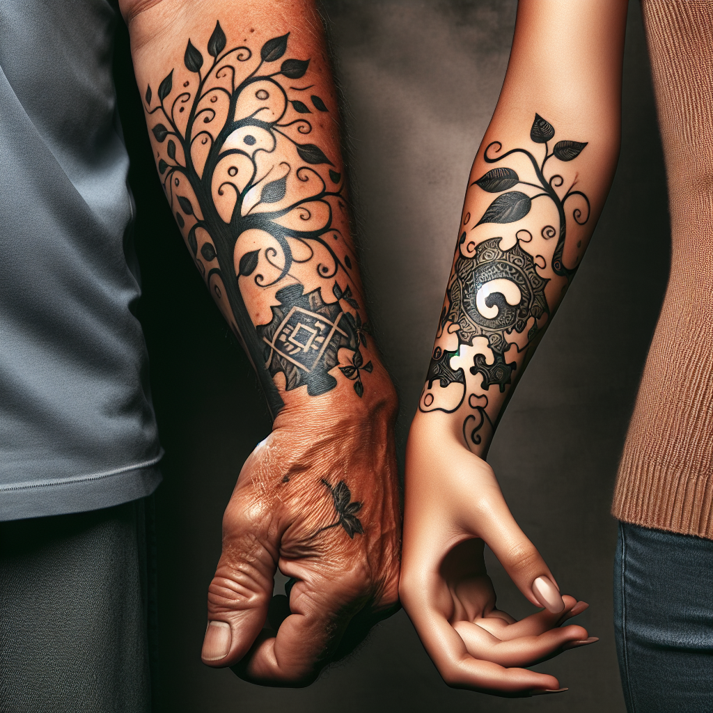 Best Father And Daughter Matching Tattoo Ideas | Vondy