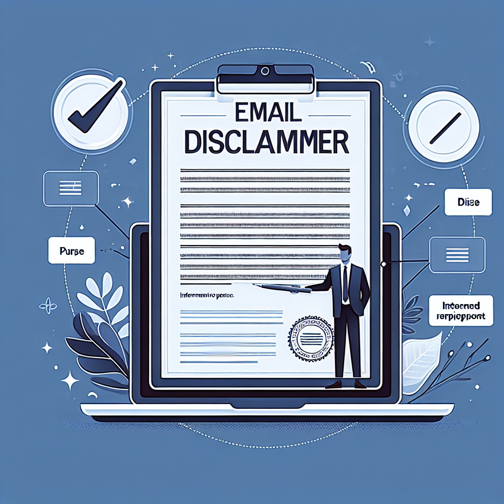 Best Free Email Disclaimer Template | Vondy