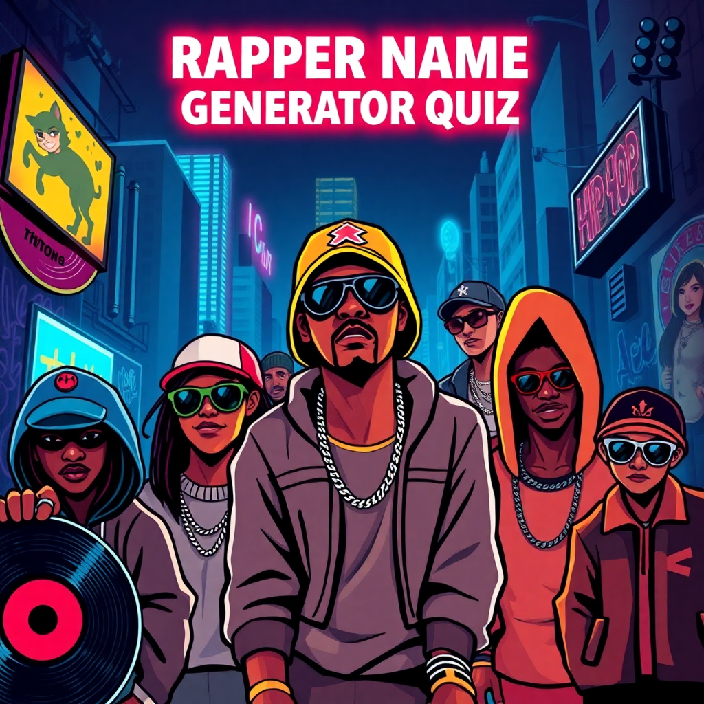 Best Rapper Name Generator Quiz | Vondy