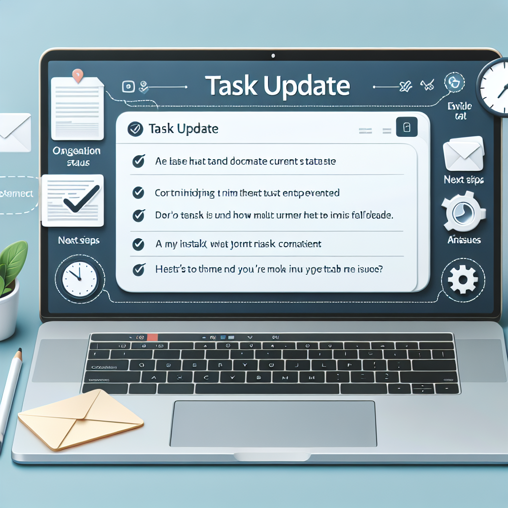 Best Task Update Email Generator | Vondy