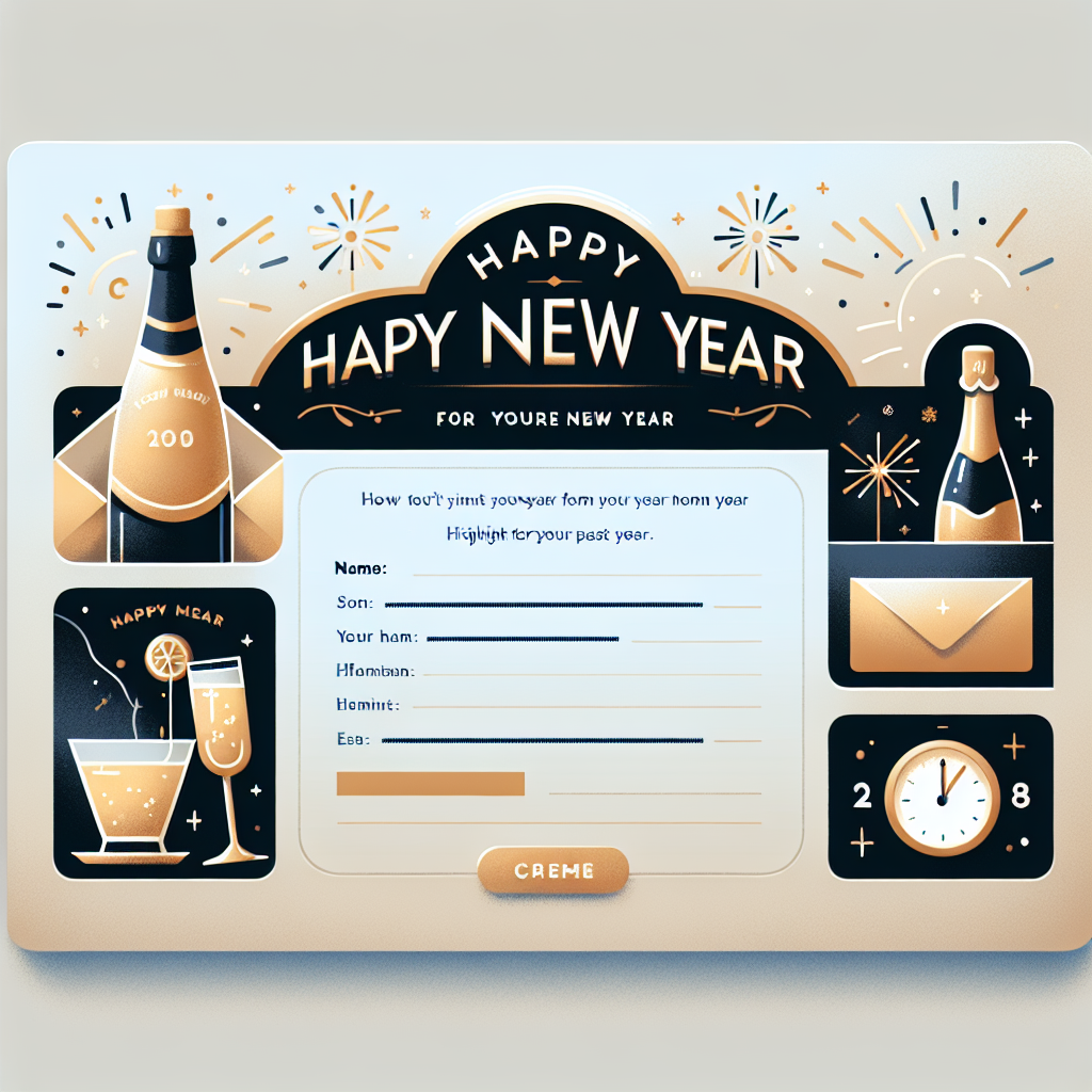 Best Happy New Year 2020 Email Template | Vondy