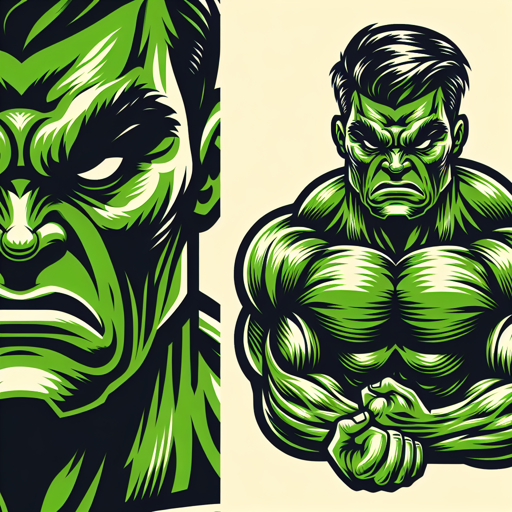 Hulk tattoo drawing - Eagleviewtattoo.com