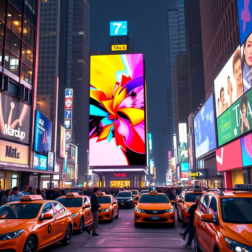 Best Times Square Billboard Mockup | Vondy