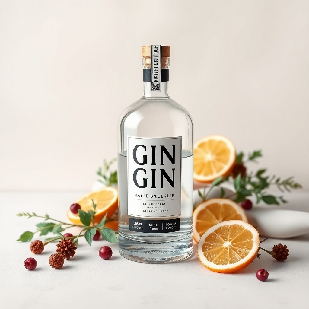 Best Gin Bottle Mockup | Vondy