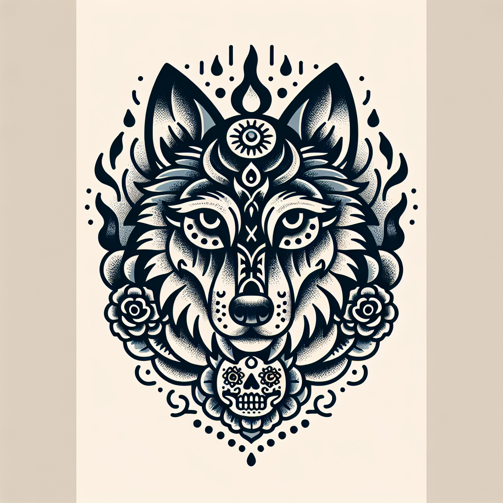 Best Chicano Wolf Tattoo Generator | Vondy