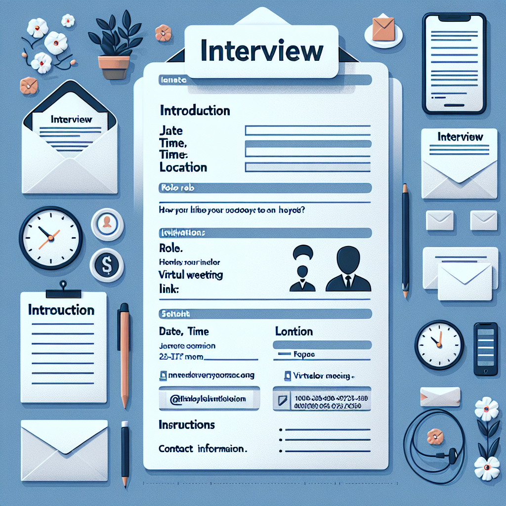 Best First Interview Email Template | Vondy