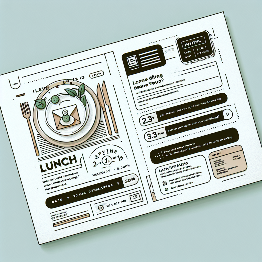 Best Lunch Order Email Template | Vondy