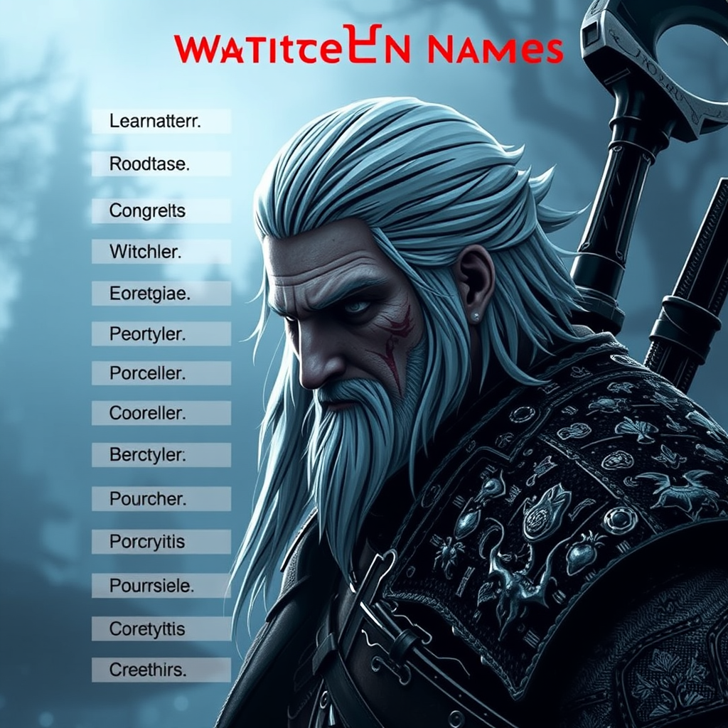 Best Witcher Name Generator | Vondy