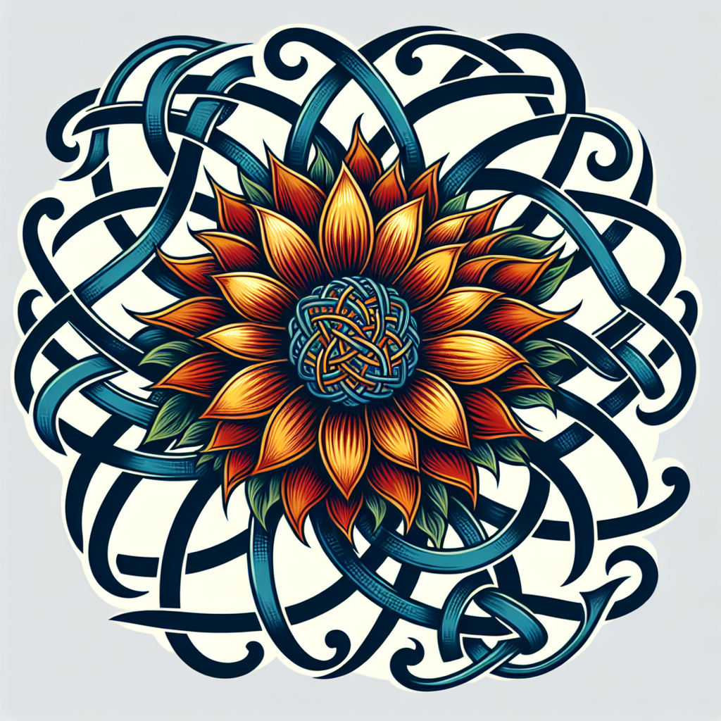 Best Celtic Sunflower Tattoo Generator | Vondy