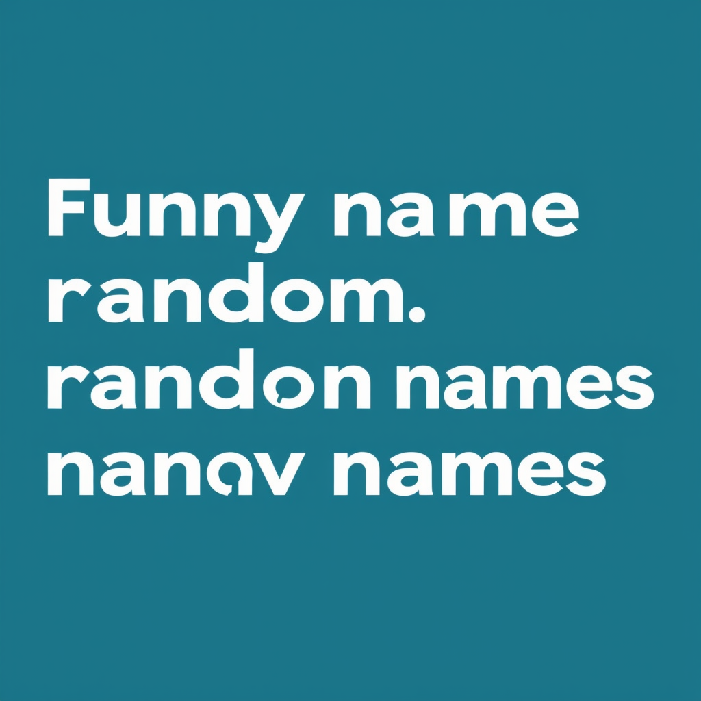 Best Funny Random Name Generator | Vondy