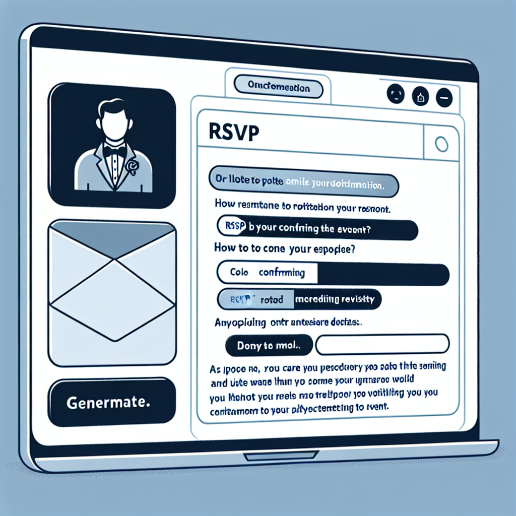 Best Rsvp Response Email Template | Vondy