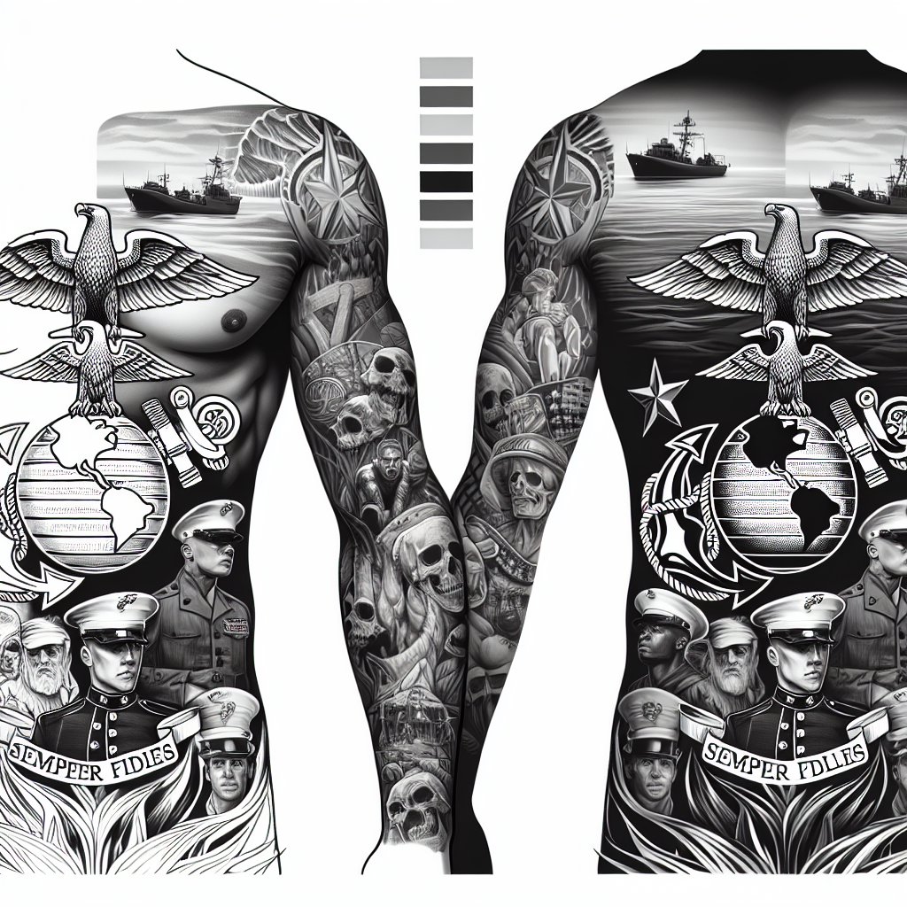 Usmc Duivelshond Tatoeage Ontwerpen 74 Usmc Tattoo Ideas | Usmc