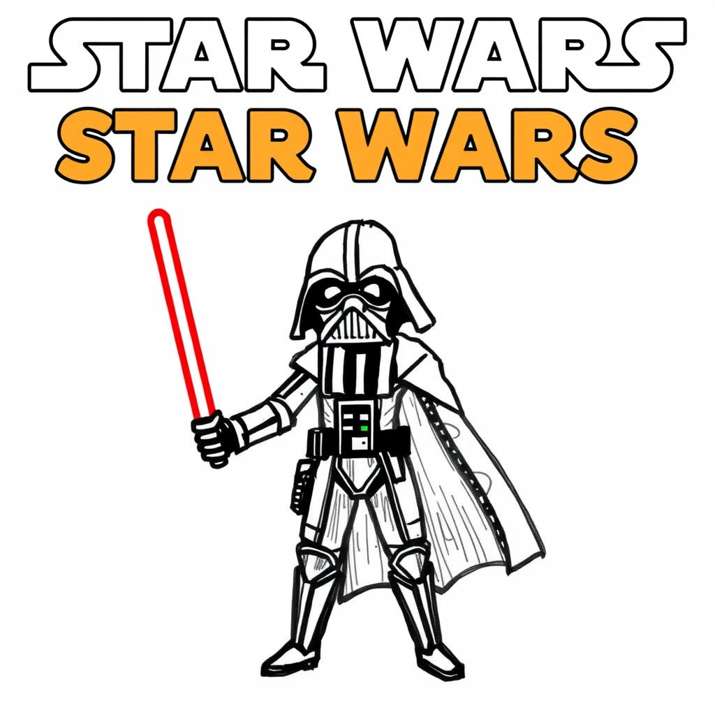 Best Star Wars Drawing Ideas Easy | Vondy