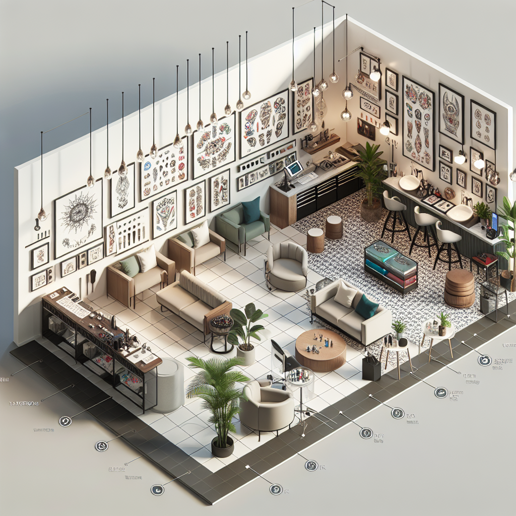 Best Modern Tattoo Shop Interior Design | Vondy