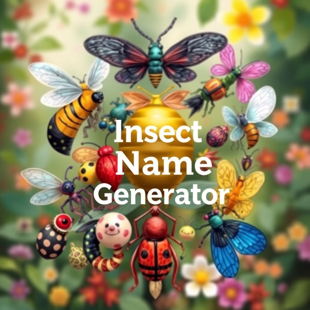 Best Insect Name Generator | Vondy