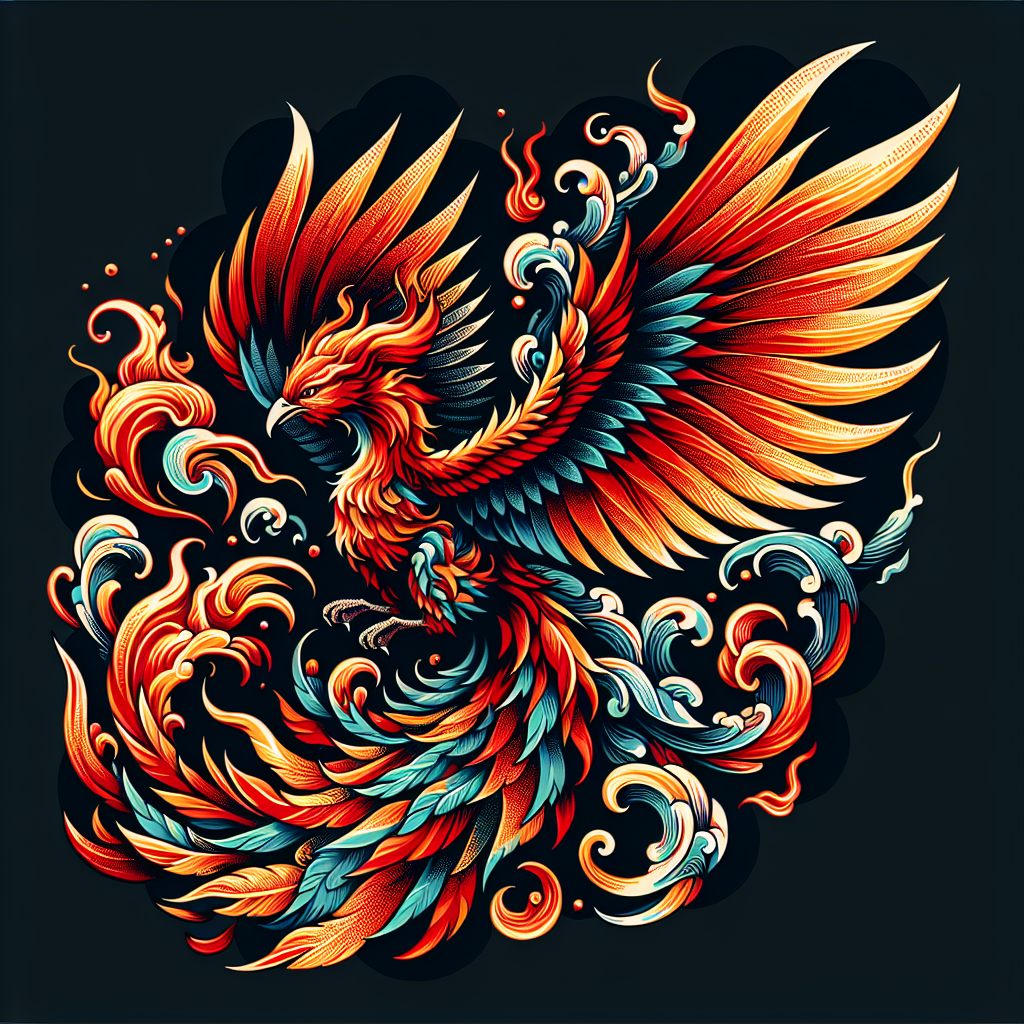Best Neo-Traditional Phoenix Tattoo Generator | Vondy