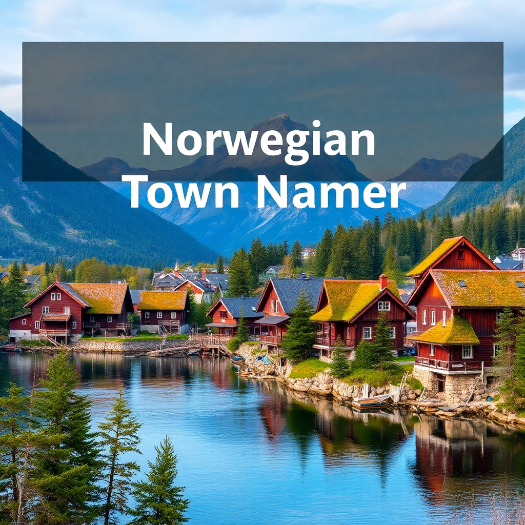 Best Norwegian Town Name Generator | Vondy