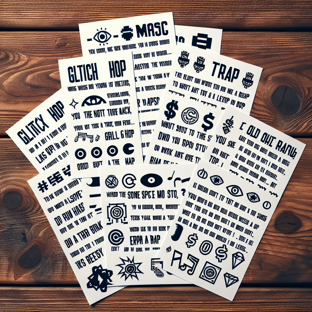 Best Glitch Hop Song Lyrics Generator | Vondy