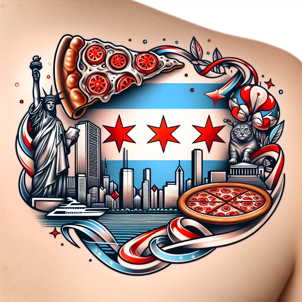 Best Chicago Flag Tattoo Ideas | Vondy