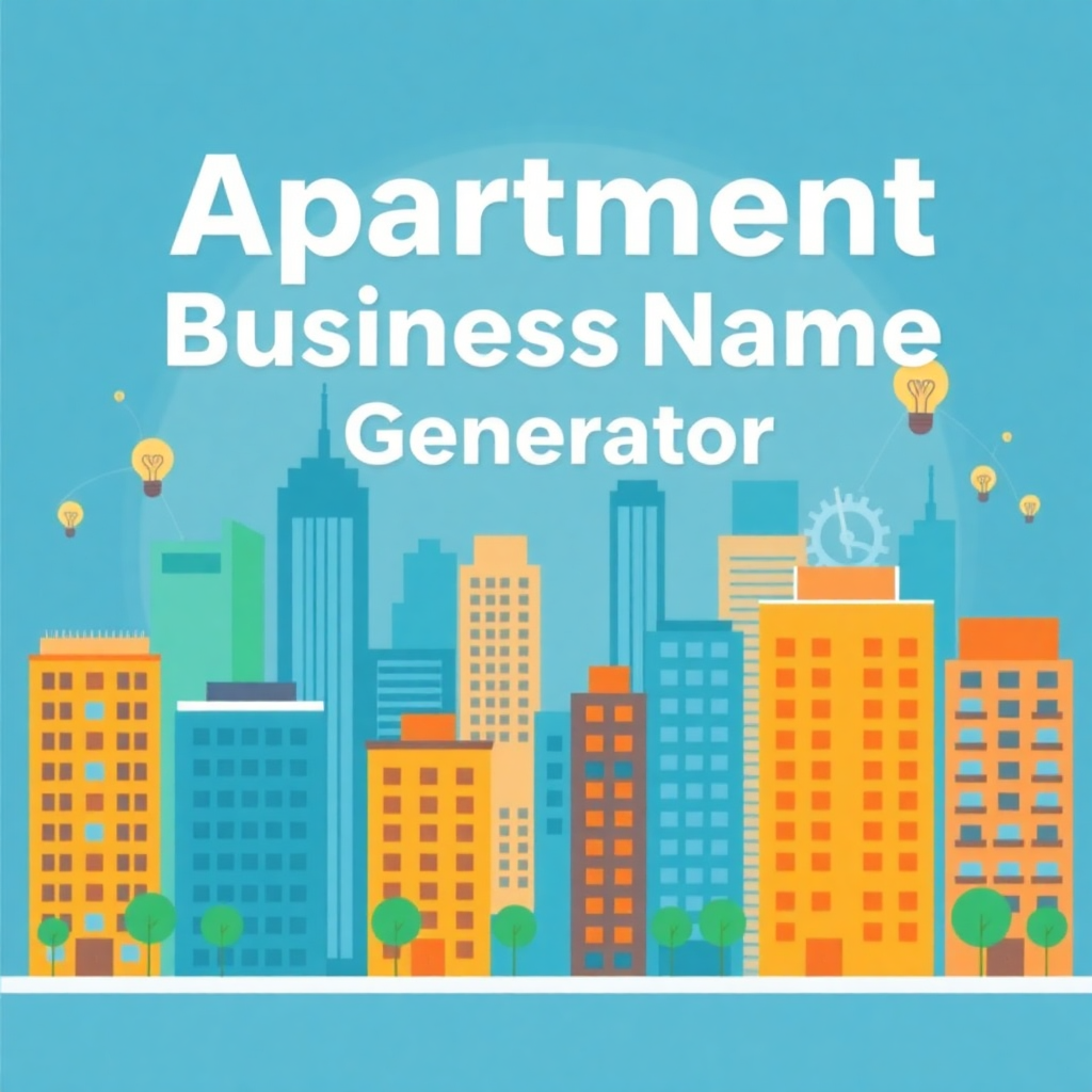 Best Apartment Business Name Generator | Vondy