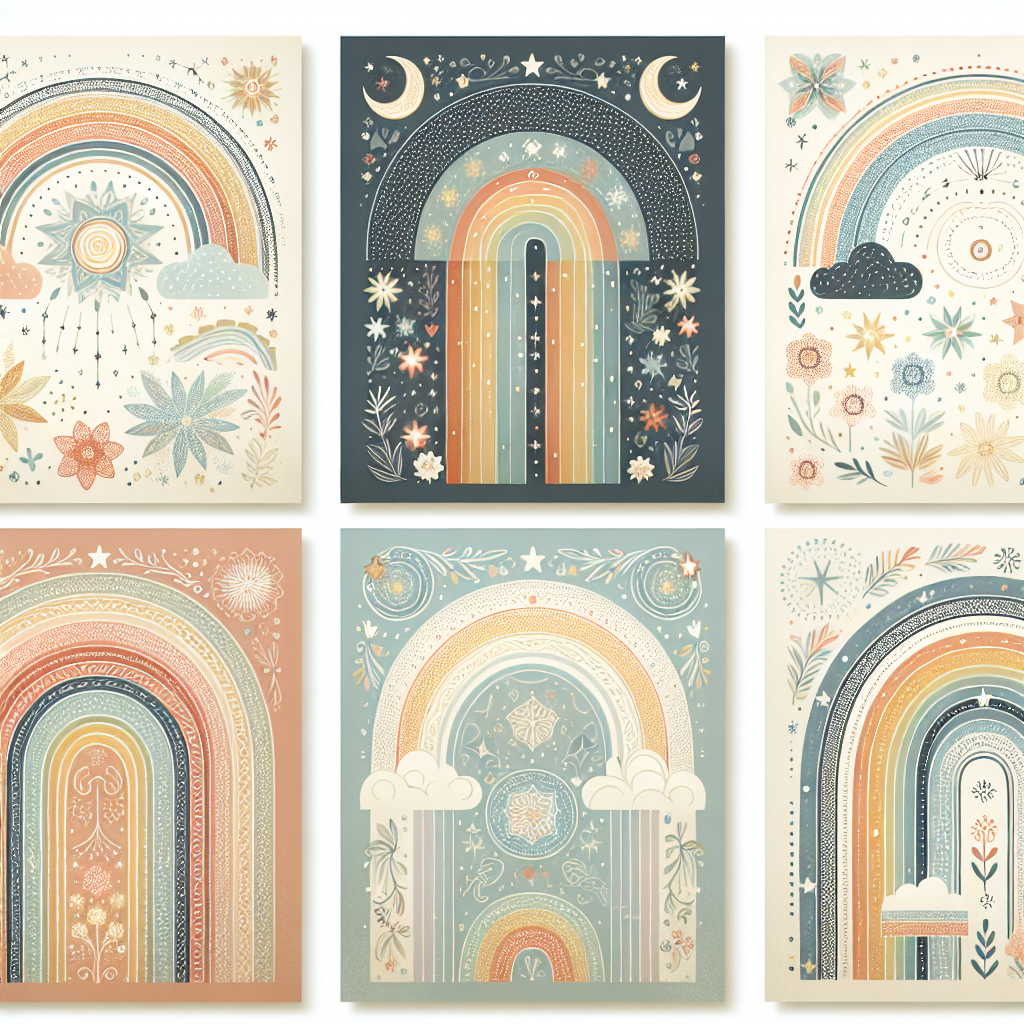 Best Boho Rainbow Background | Vondy