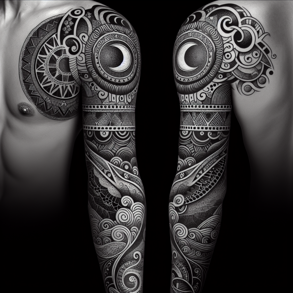 Best Black And Grey Half Sleeve Tattoo Ideas | Vondy