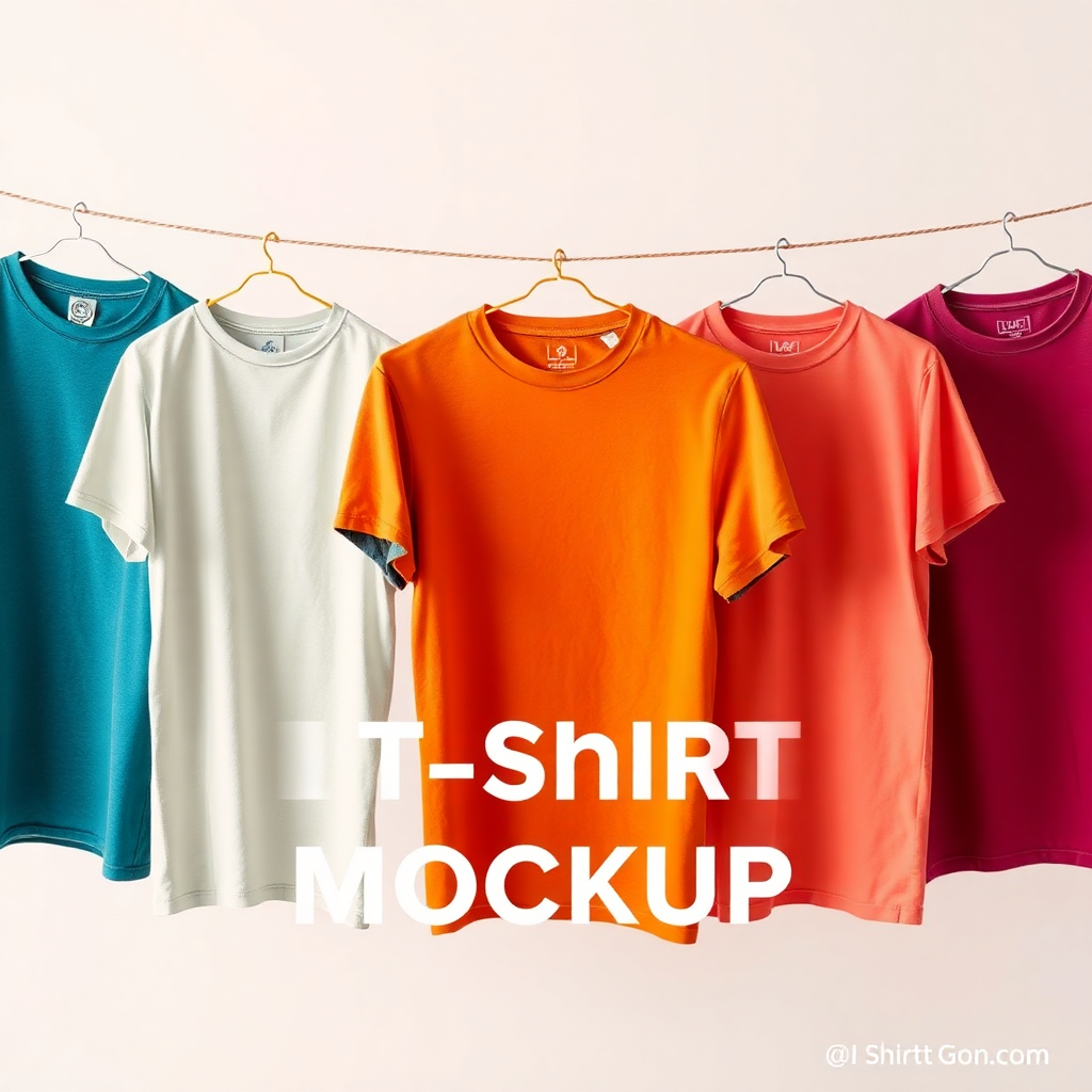 Best Washed T Shirt Mockup | Vondy