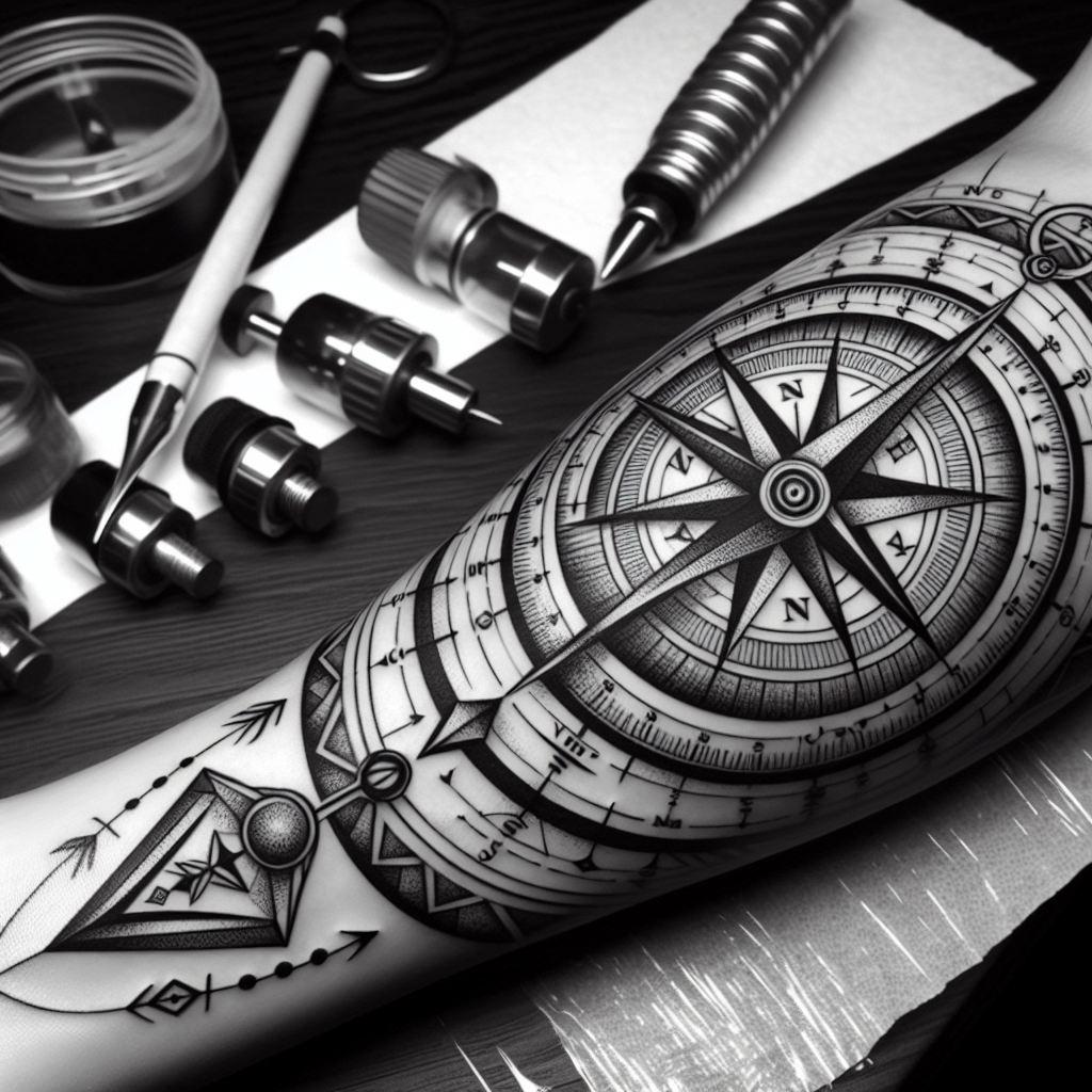 Best Compass Forearm Tattoo Ideas | Vondy
