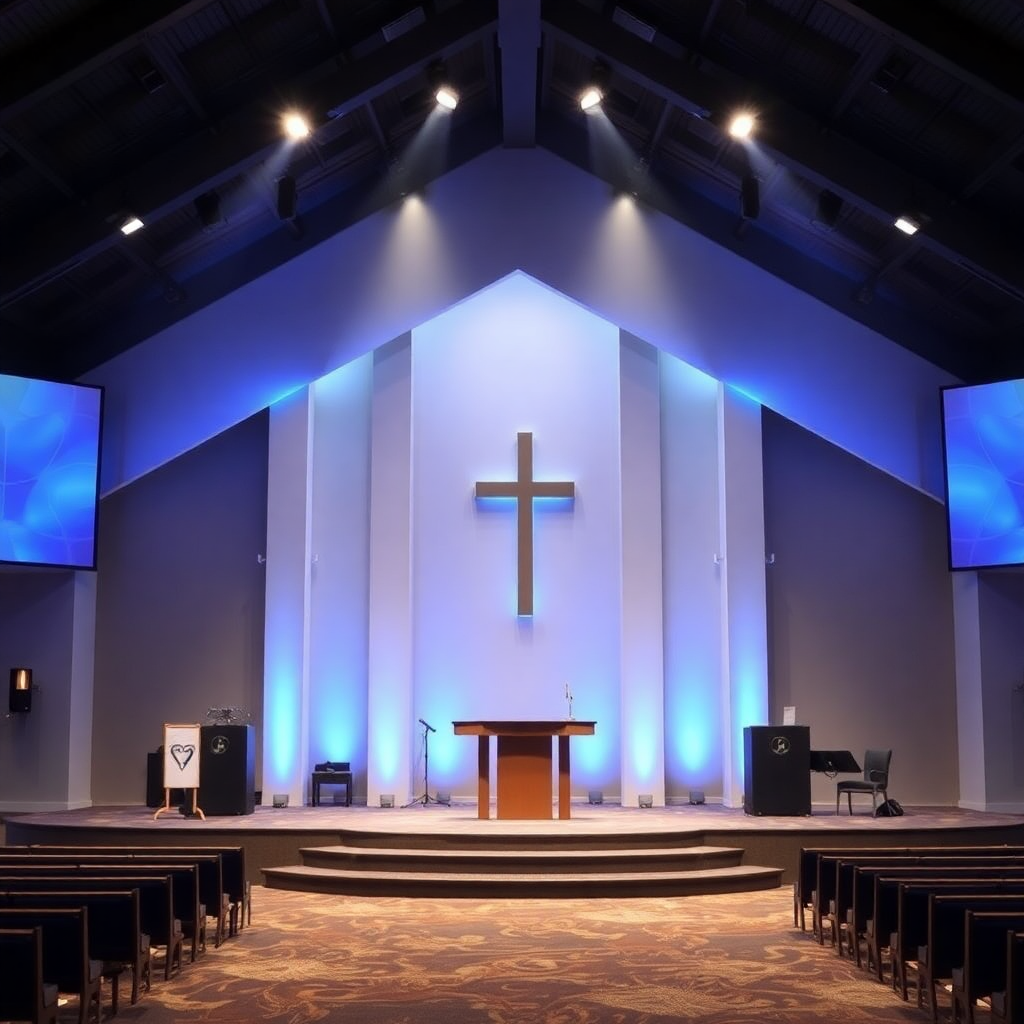 Best Easy Small Church Stage Design Ideas | Vondy