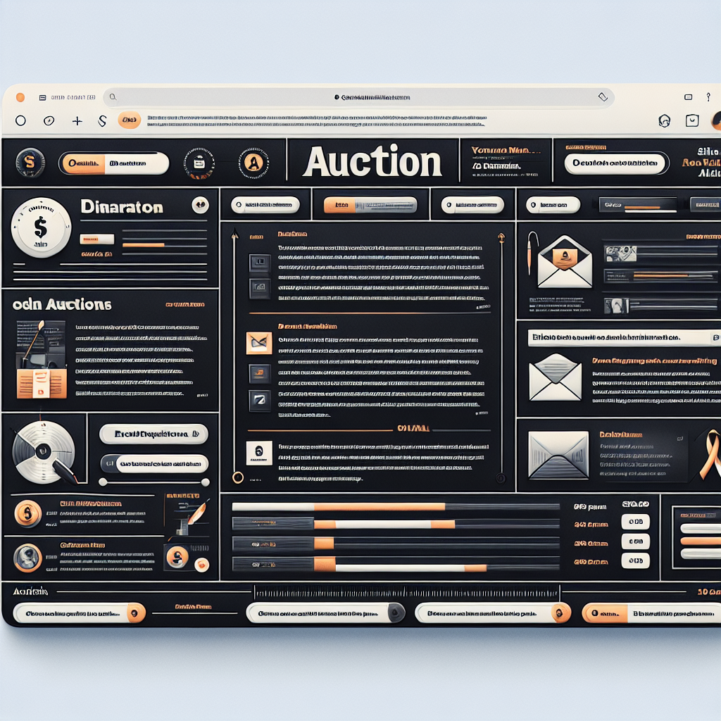Best Auction Email Template | Vondy